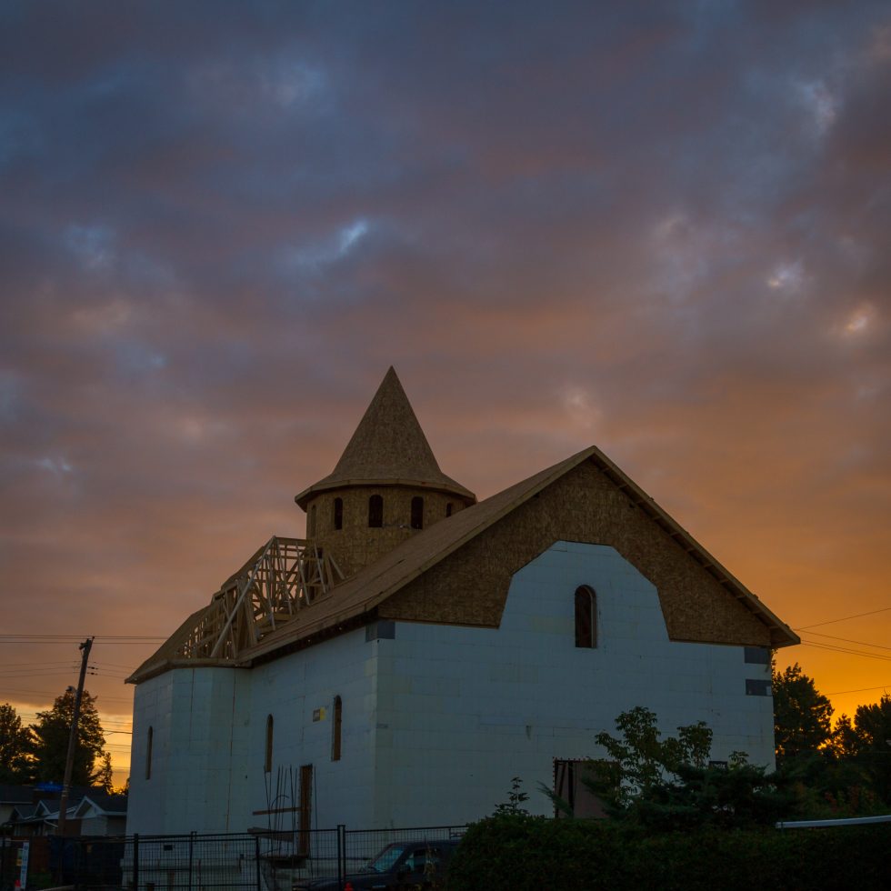 Photo: Sunrise on Church Being Built – Jeffco Blog